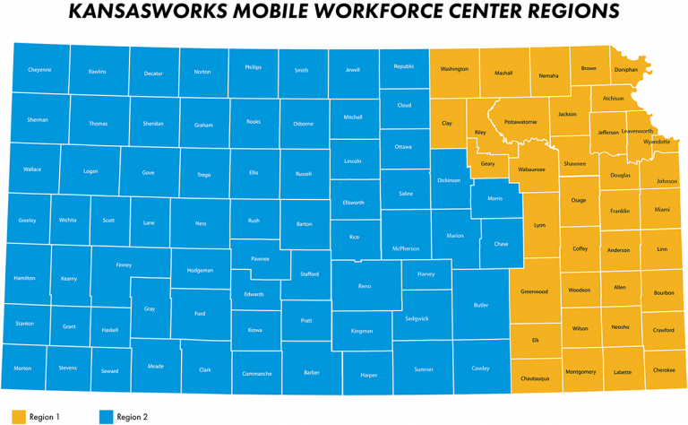 Book the KANSASWORKS Mobile Workforce Center